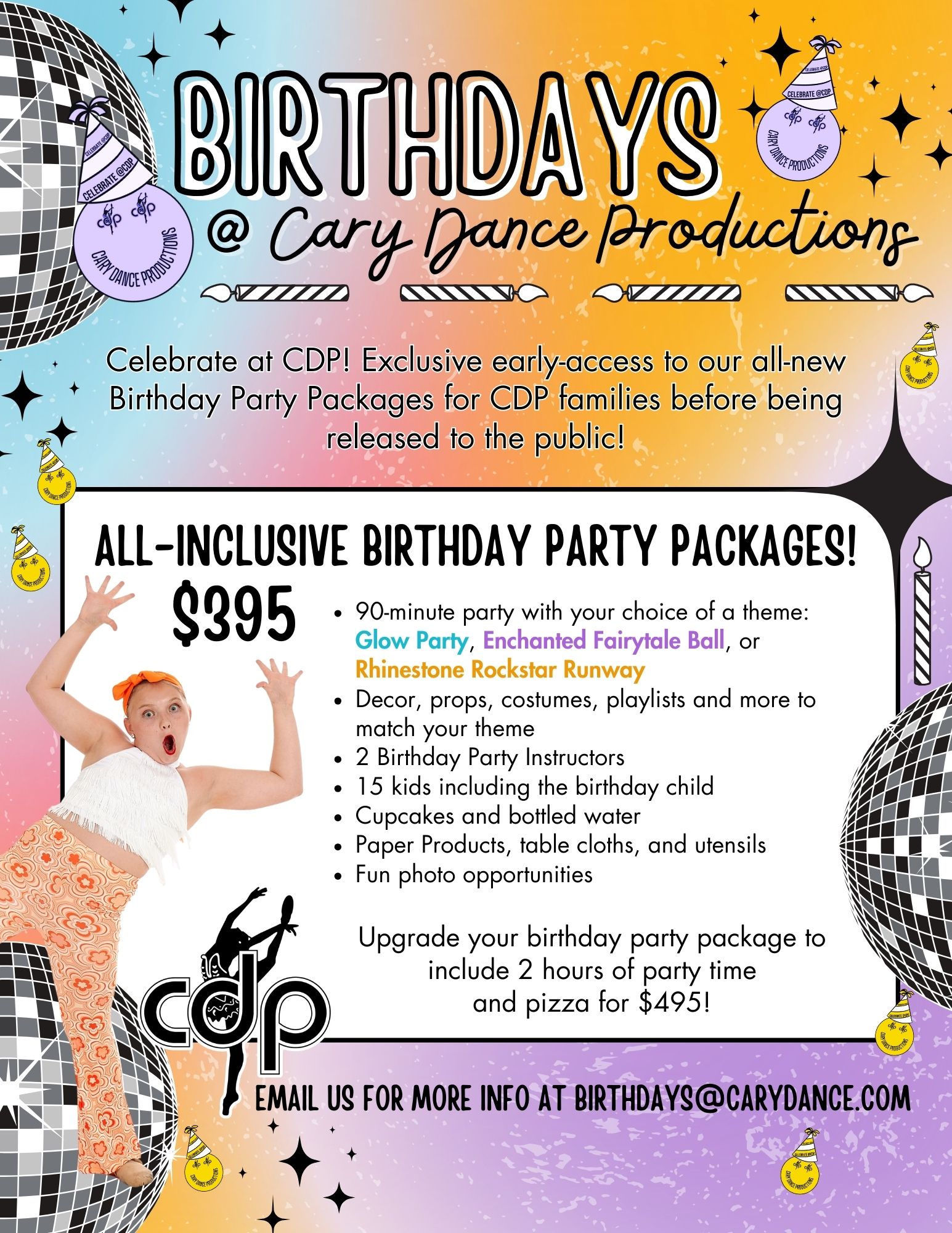 Birthday Parties – Cary Dance Productions